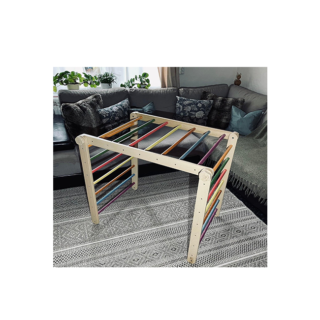 Triunghi de catarare - tobogan reversibil * - Pikler Triangle Montessori